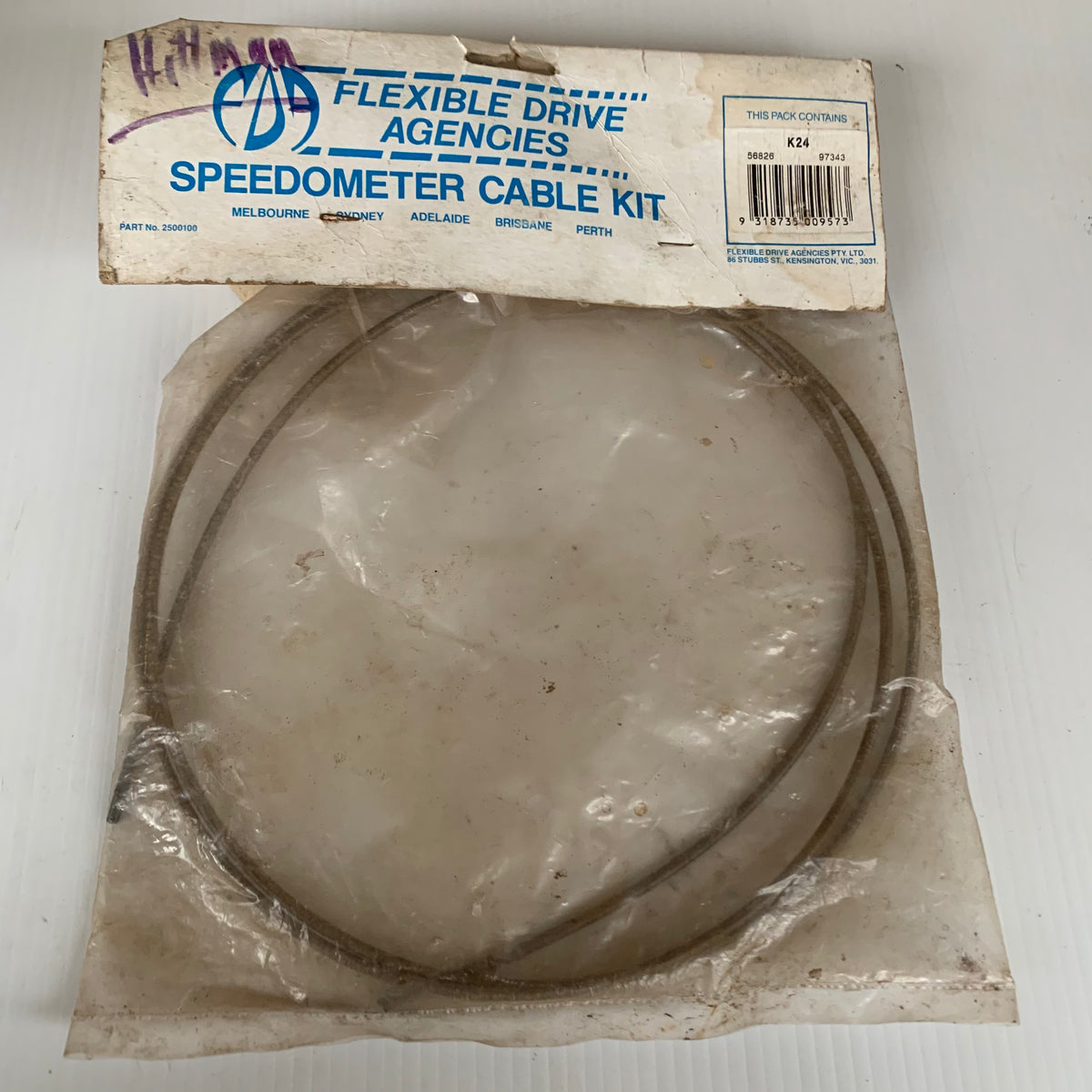 NOS Hillman Flexible Drive Agencies K24 Inner Speedometer Speedo Cable ...
