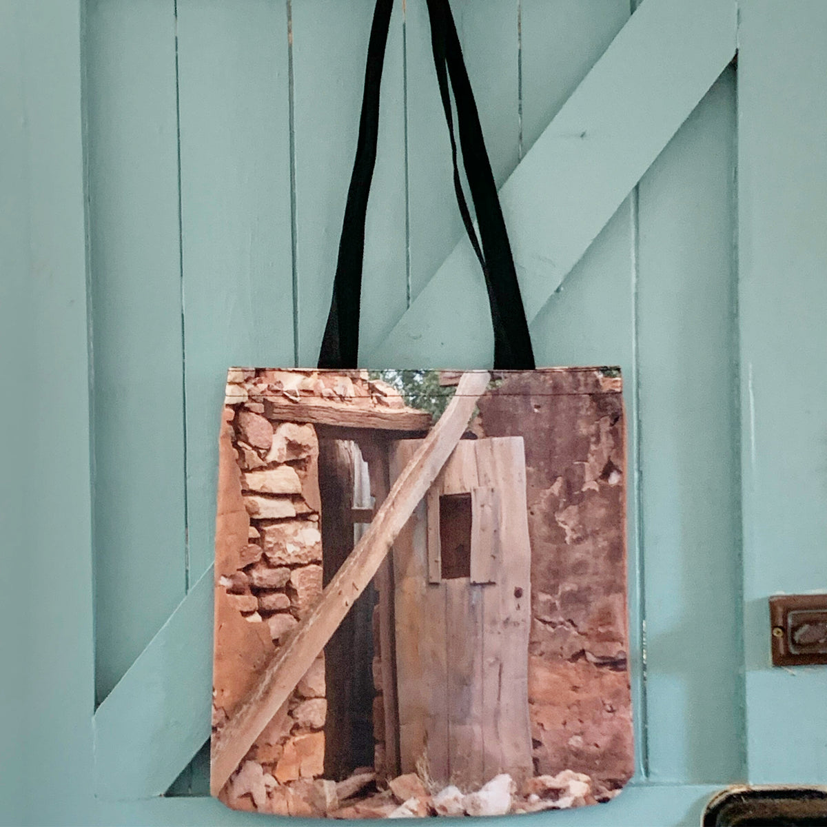 New Cloth Tote Carrier Bag ~ Rustic Open Door ~ Original Photography ...